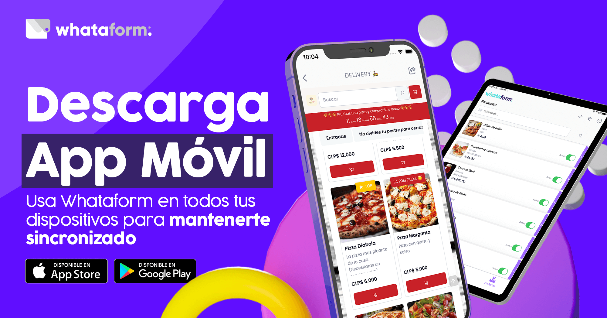 Descargar App móvil | Whataform